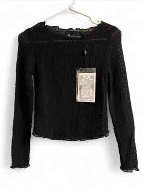 Realisation Par | Tops | Realisation Par Black Chloe Top Size Xs Nwt ...